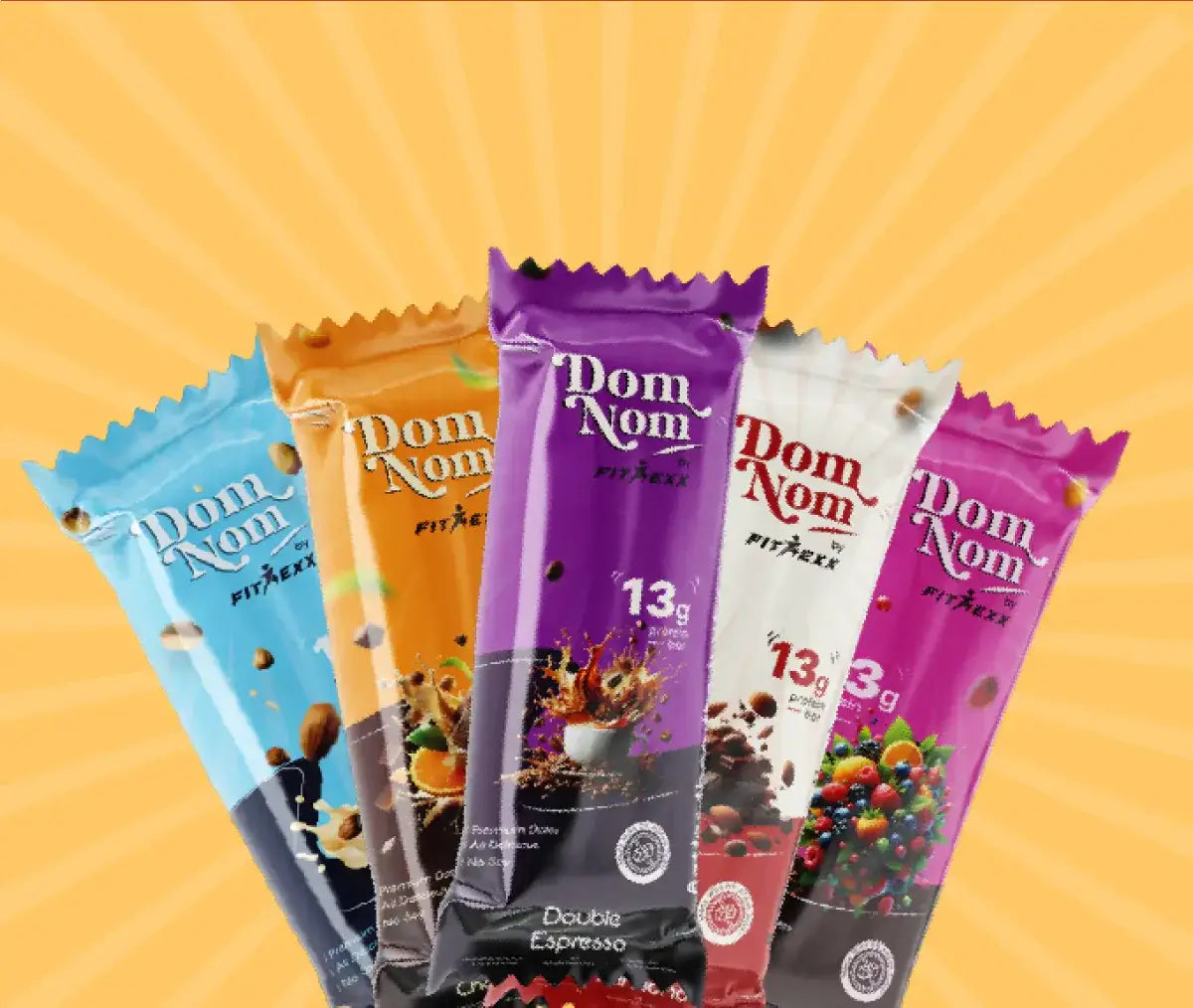 Best Protein Bar mix Pack – 13g Protein Bars India - DomNom Food
